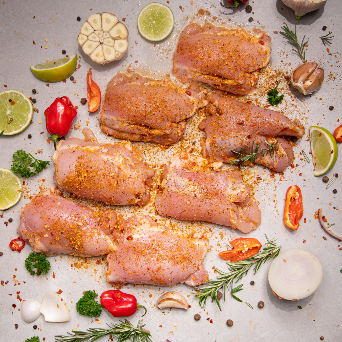 BBQ-Marinated Sliced Chicken Thigh Fillets – The Butcher Boys AU
