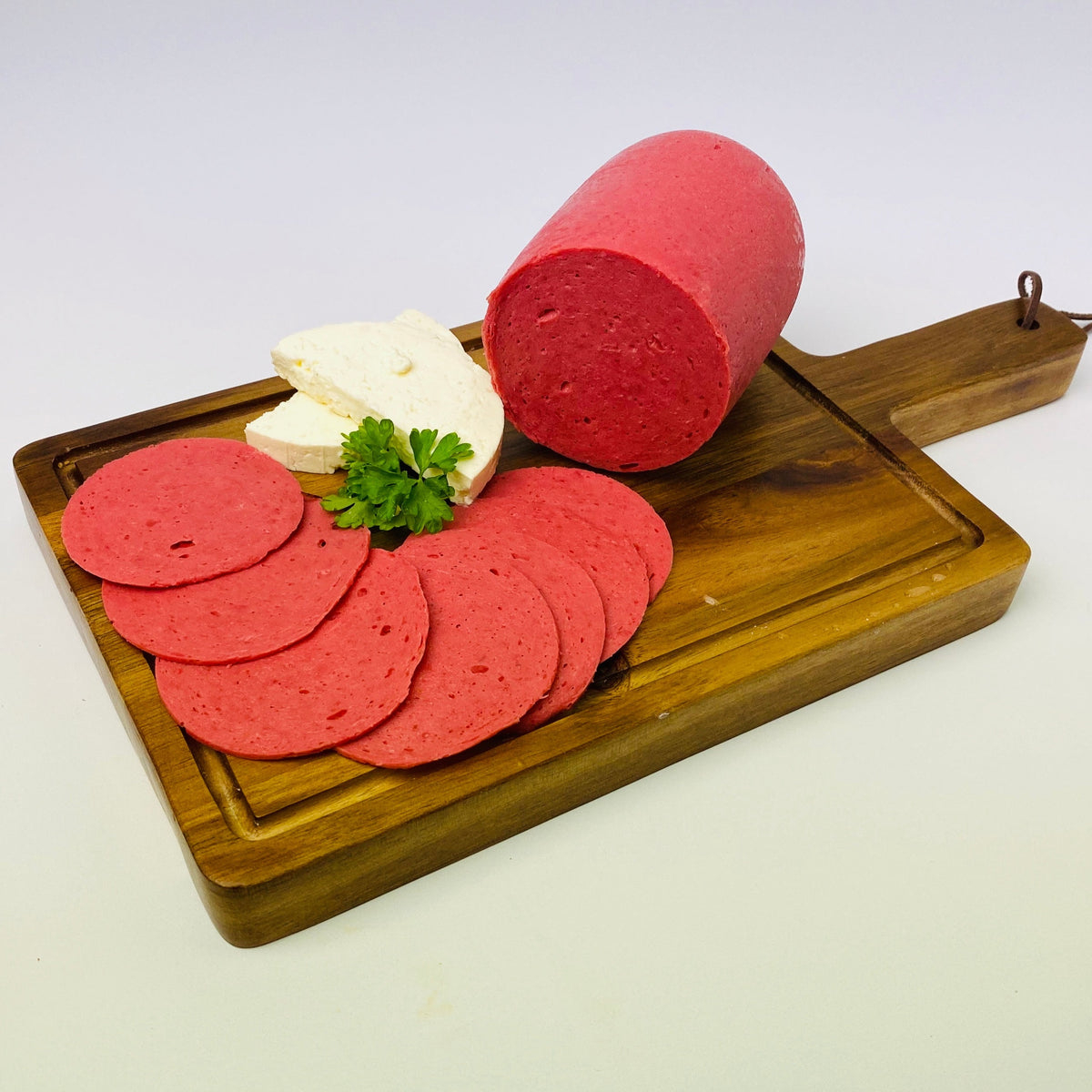 Beef Plain Salami Roll - slices – The Butcher Boys AU